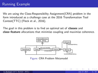 Automatic generation of evolution rules for model-driven optimisation | PPT