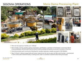 Gran Colombia Gold Presentation- 2019 Denver Gold Forum | PPT