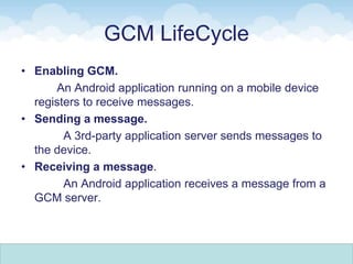 GCM Android | PPT