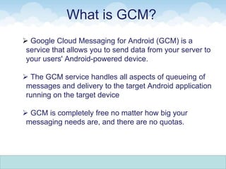 GCM Android | PPT
