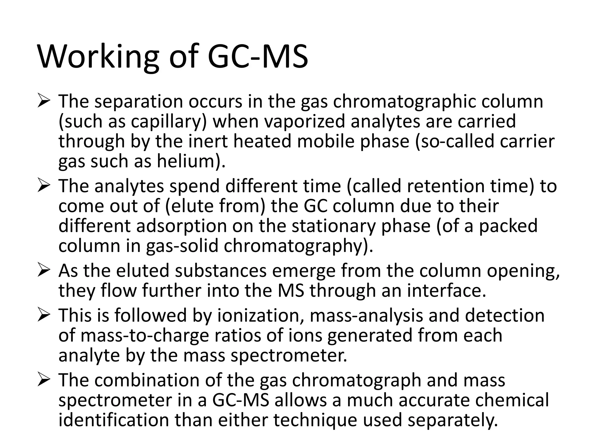 GC MASS SPECTROMETERY | PPTX