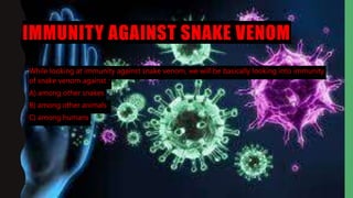 SNAKE VENOM PPT | PPTX