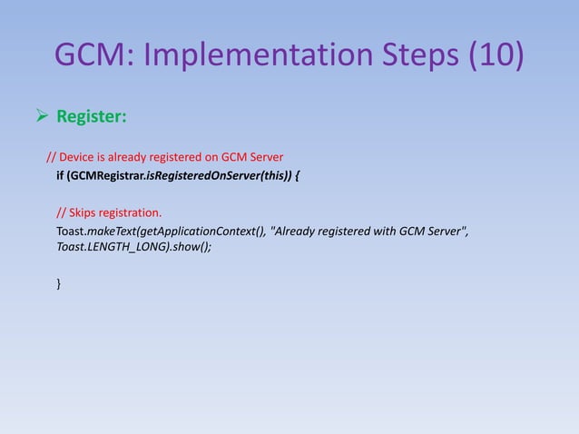 Gcm presentation | PPT