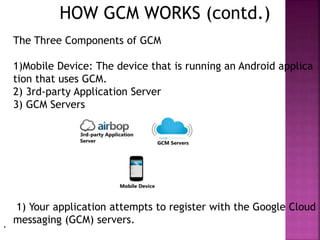 GCM Technology for Android | PPTX | Cloud Computing | Internet