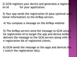 GCM Technology for Android | PPTX