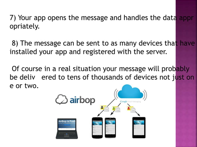 GCM Technology for Android | PPTX | Cloud Computing | Internet