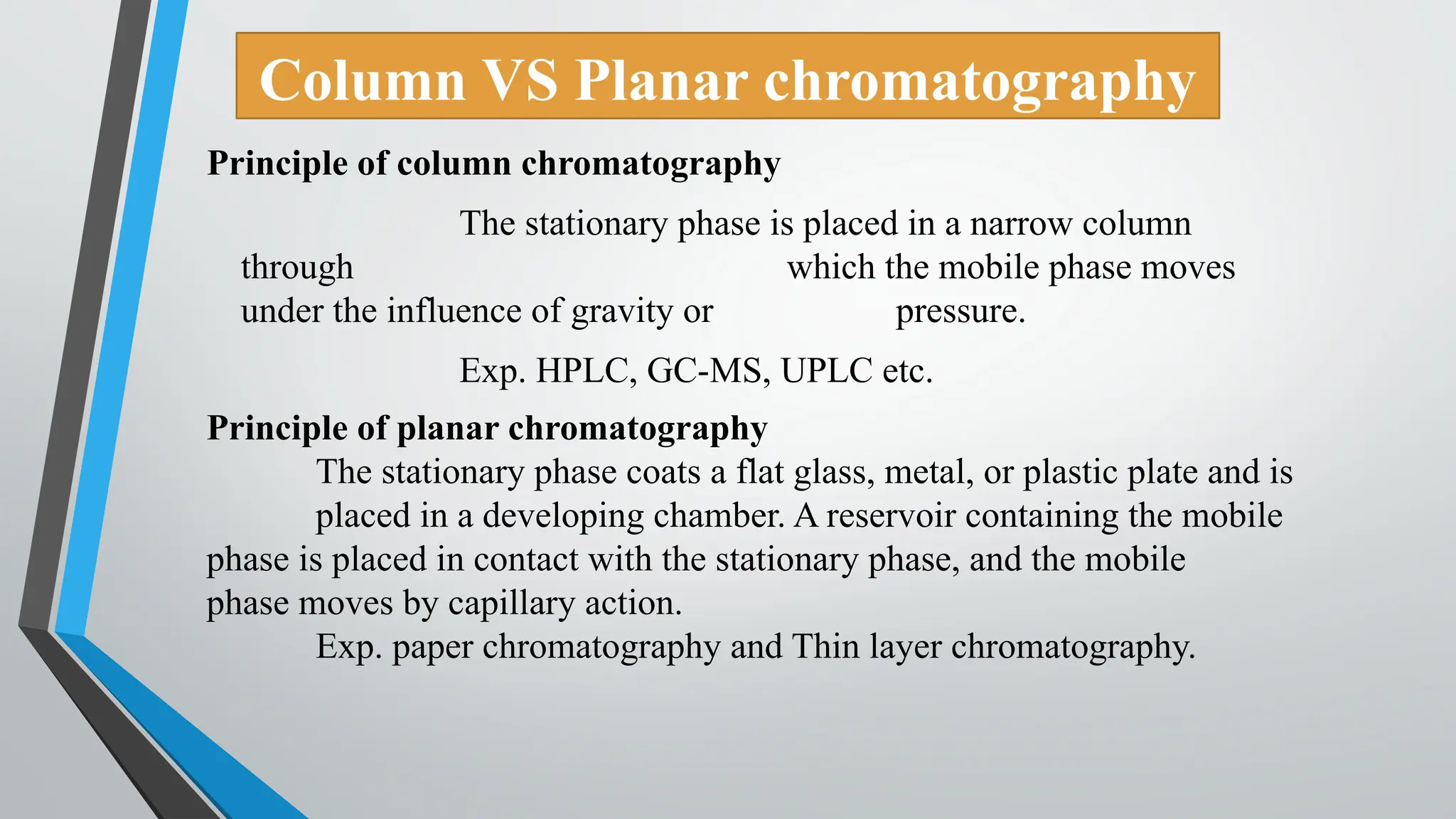 GC_MS.pptx coloumn vs planner chromatography | PPTX