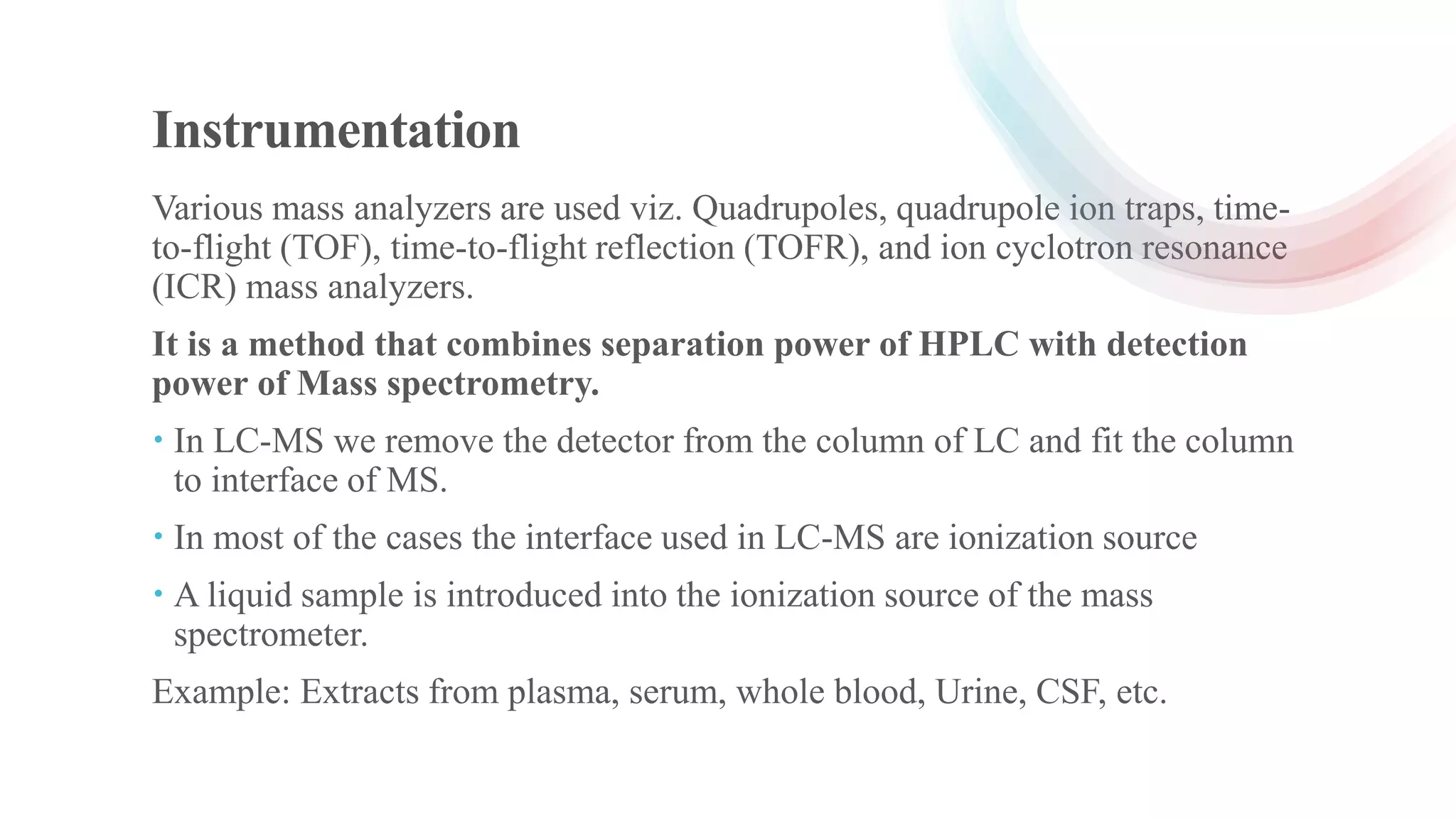 GC -MS/MS and LC MS/MS | PDF