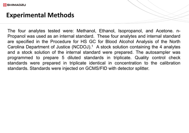 Blood Alcohol Content (BAC) Analysis Utilizing GCMS and FID Combined ...