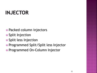Gas Chromatography and mass spectrometry | PPT | Free Download