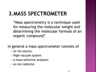Gas Chromatography and mass spectrometry | PPTX