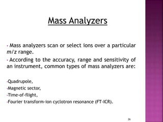 Gas Chromatography and mass spectrometry | PPTX
