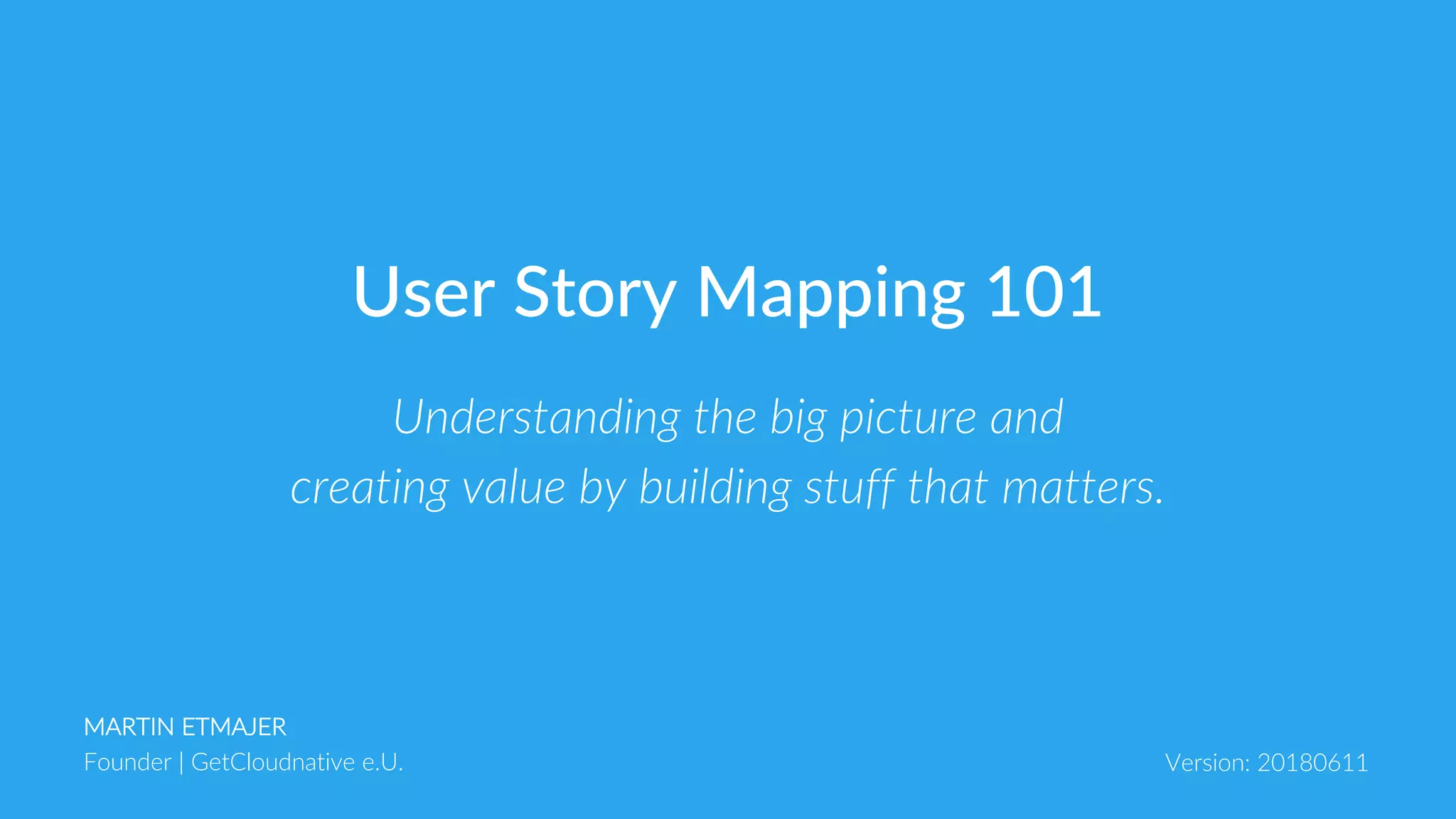 User Story Mapping 101 | PDF