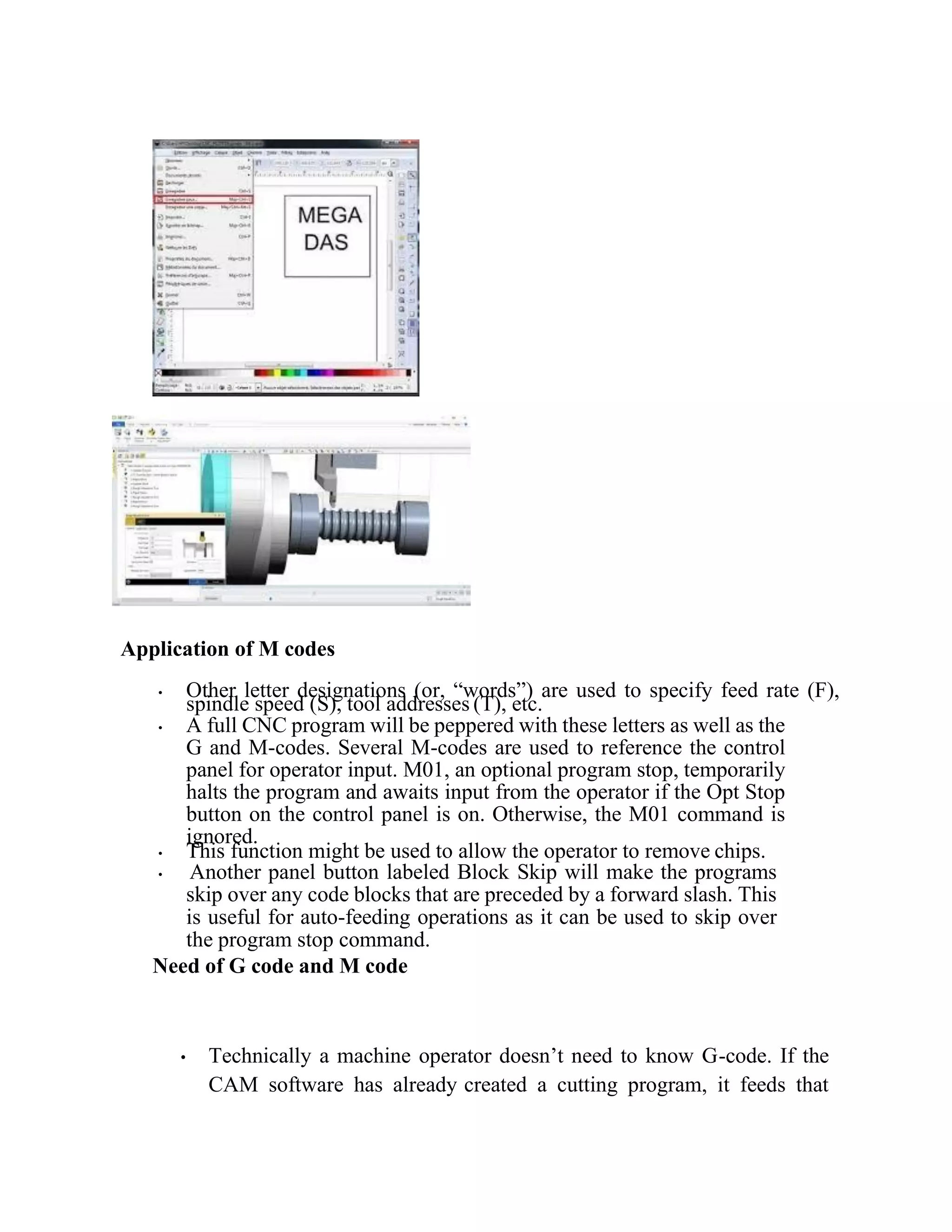 G code and M code | PDF