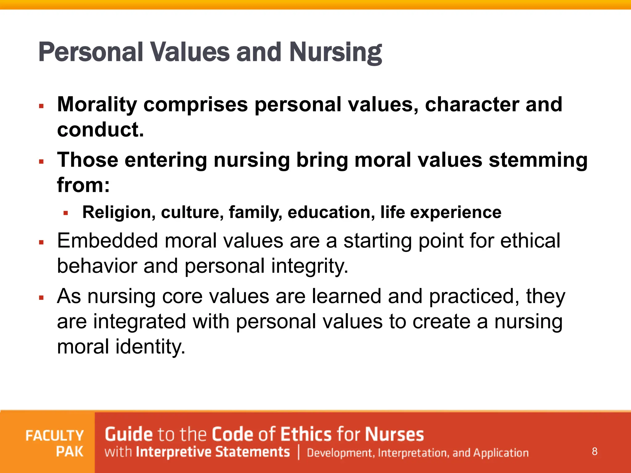 ANA eguide to the code of ethics for nurses | PPTX