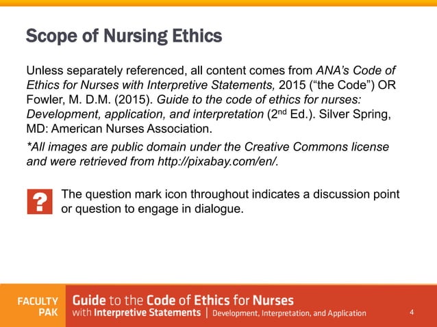 ANA eguide to the code of ethics for nurses | PPTX