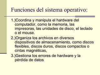 componentes del software | PPT