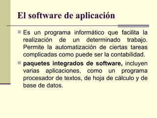 componentes del software | PPT