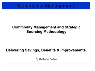 G Cottam Strategic Sourcing | PPT
