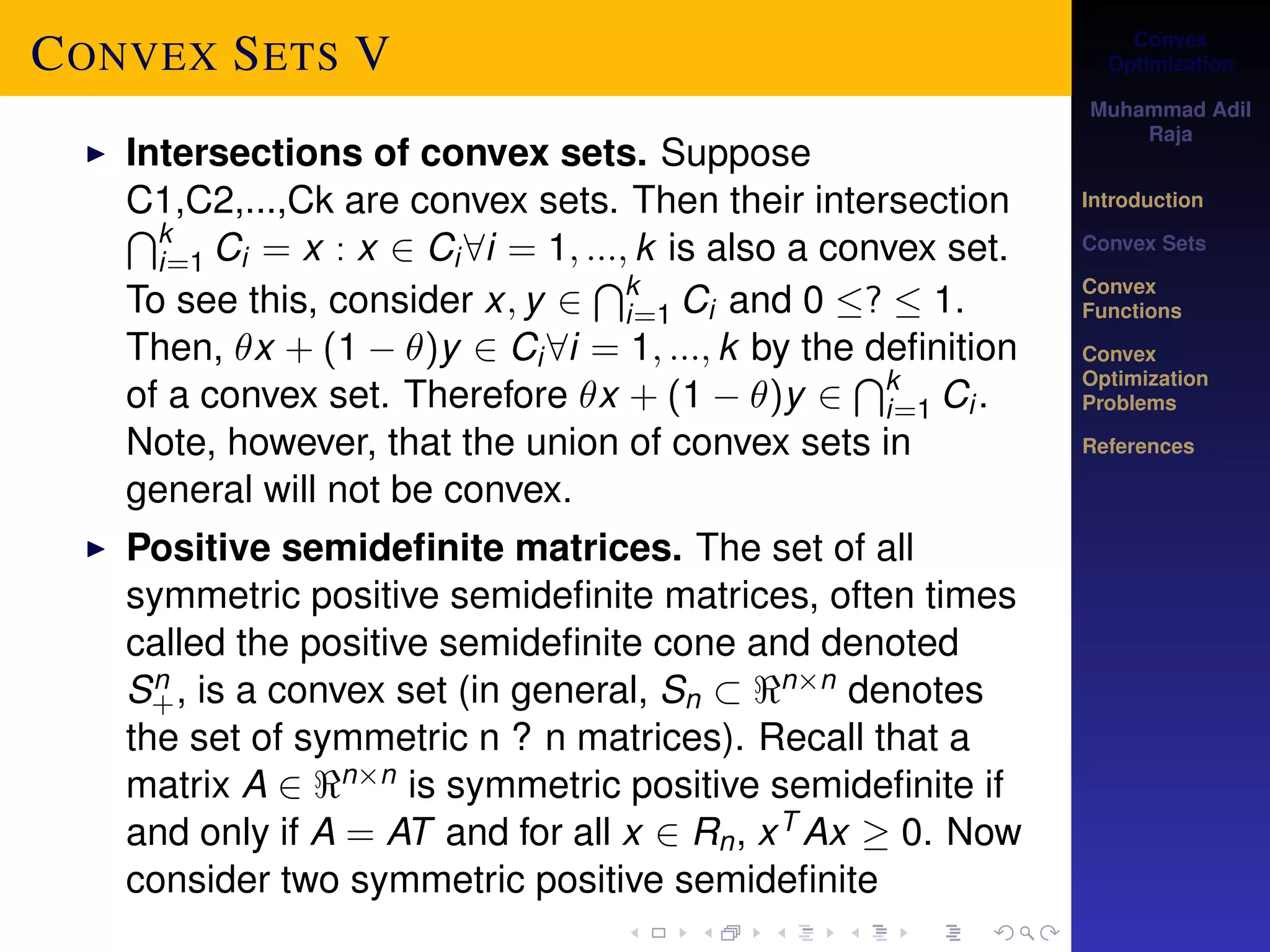 Convex Optimization Ppt