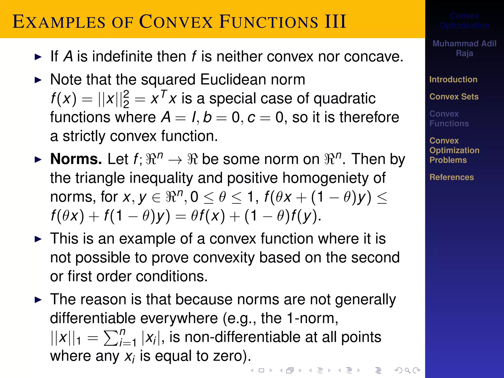 Convex Optimization Ppt 