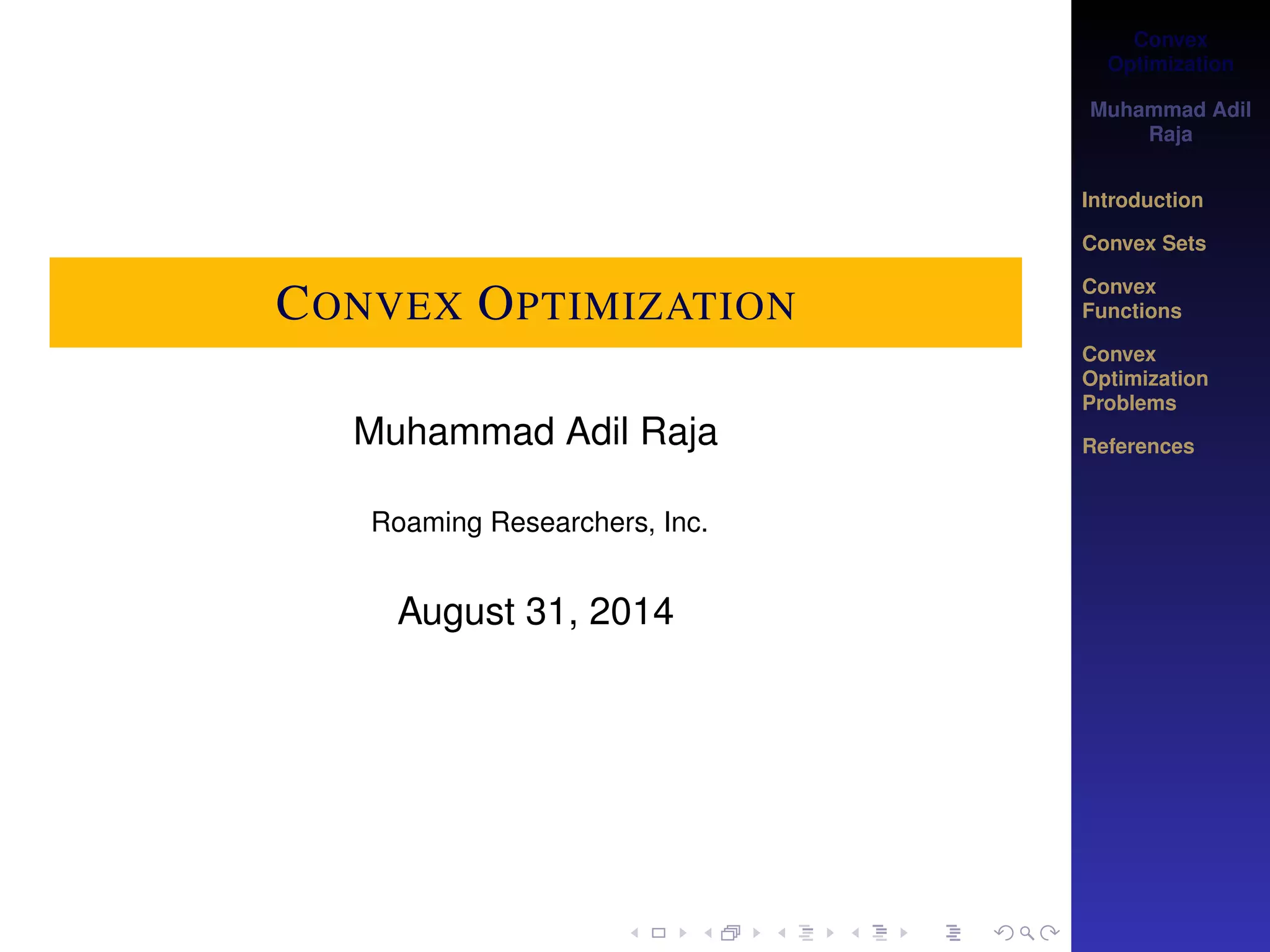 Convex Optimization | PPT Convex Optimization | PPT