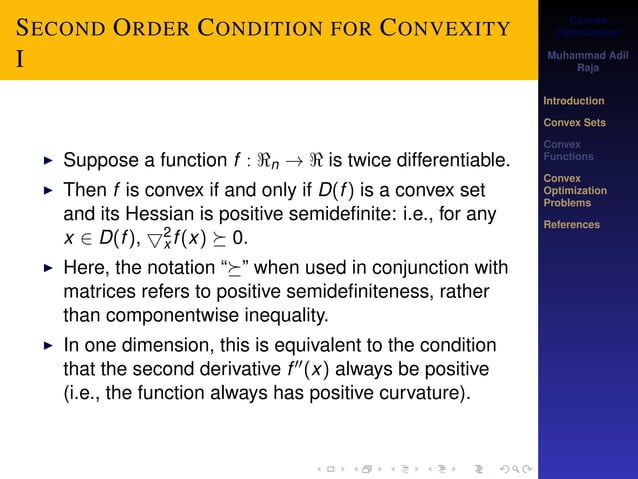 Convex Optimization Ppt