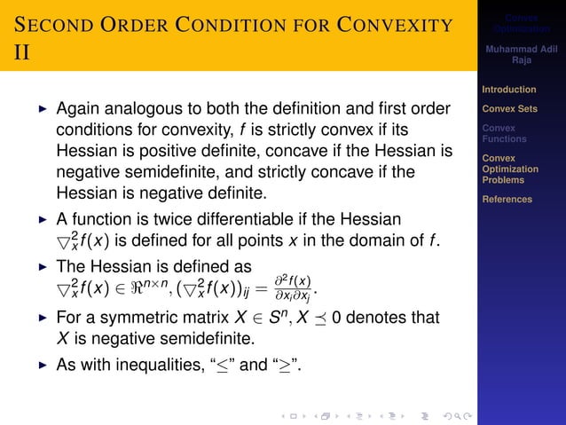 Convex Optimization Ppt 