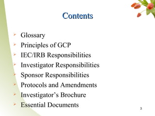 Good Clinical Practice By: Swapnil L. patil | PPT | Pharmaceutical ...