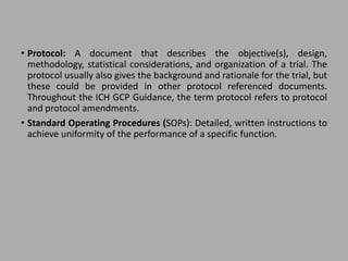 Good clinical practice (GCP) | PPT