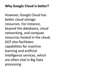 gcp.pptx | Cloud Computing | Internet