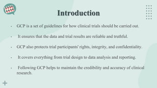 Good Clinical Practice (GCP) . | PPTX