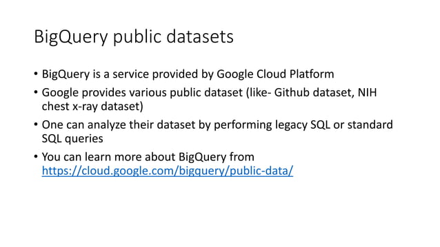 Gcp github-bigquery | PPTX | Cloud Computing | Internet
