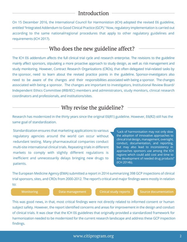 GCP-ICH-Revisions-Resource.pdf | Pharmaceutical Industry | Industries