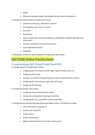 GCP-PCNE Study Guide You Must Follow for Google Cloud Certification | PDF