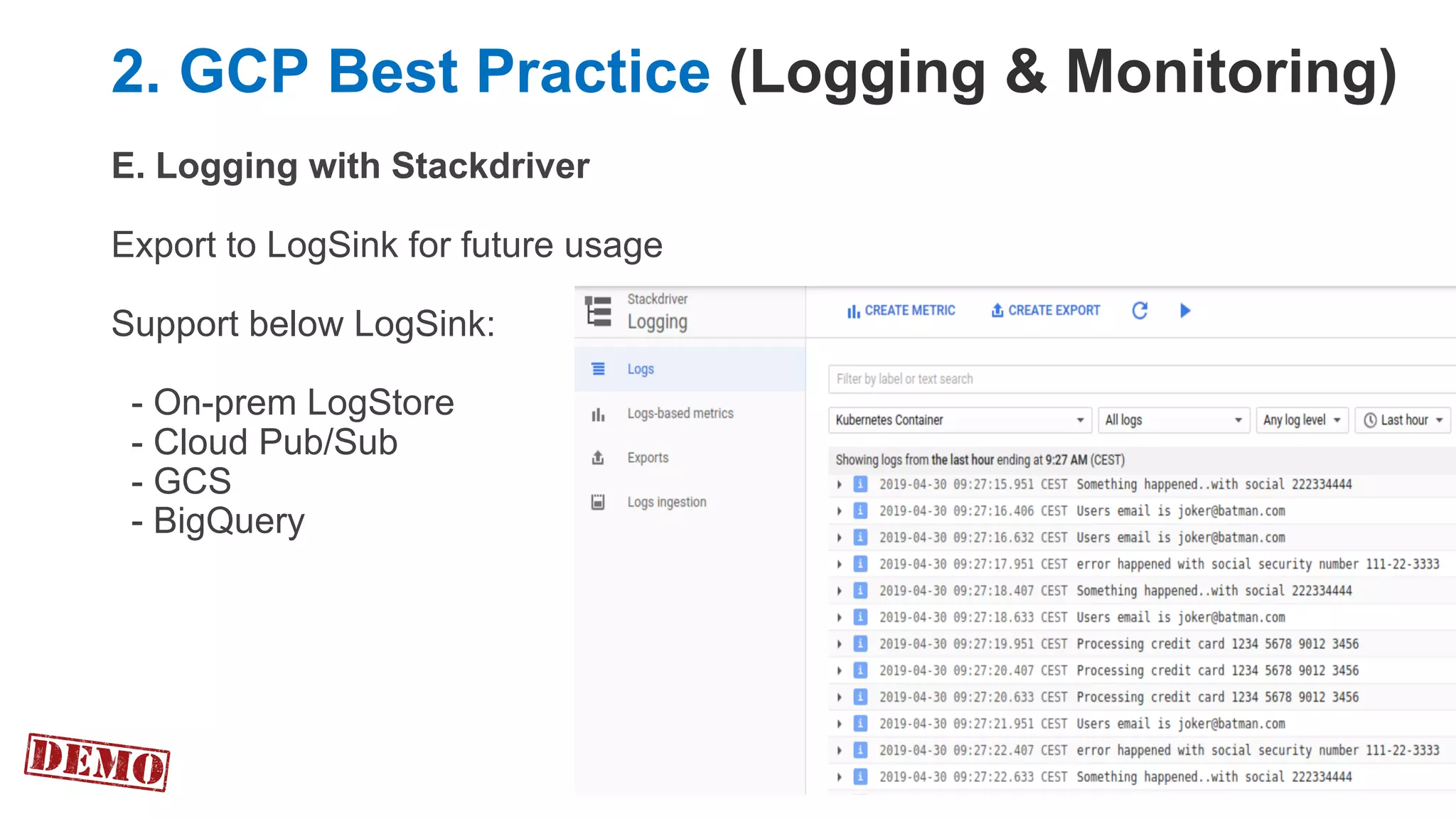 Gcp Best Practices For Sre Team Pdf Cloud Computing Internet