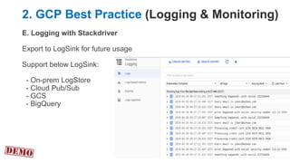 GCP Best Practices for SRE Team | PDF