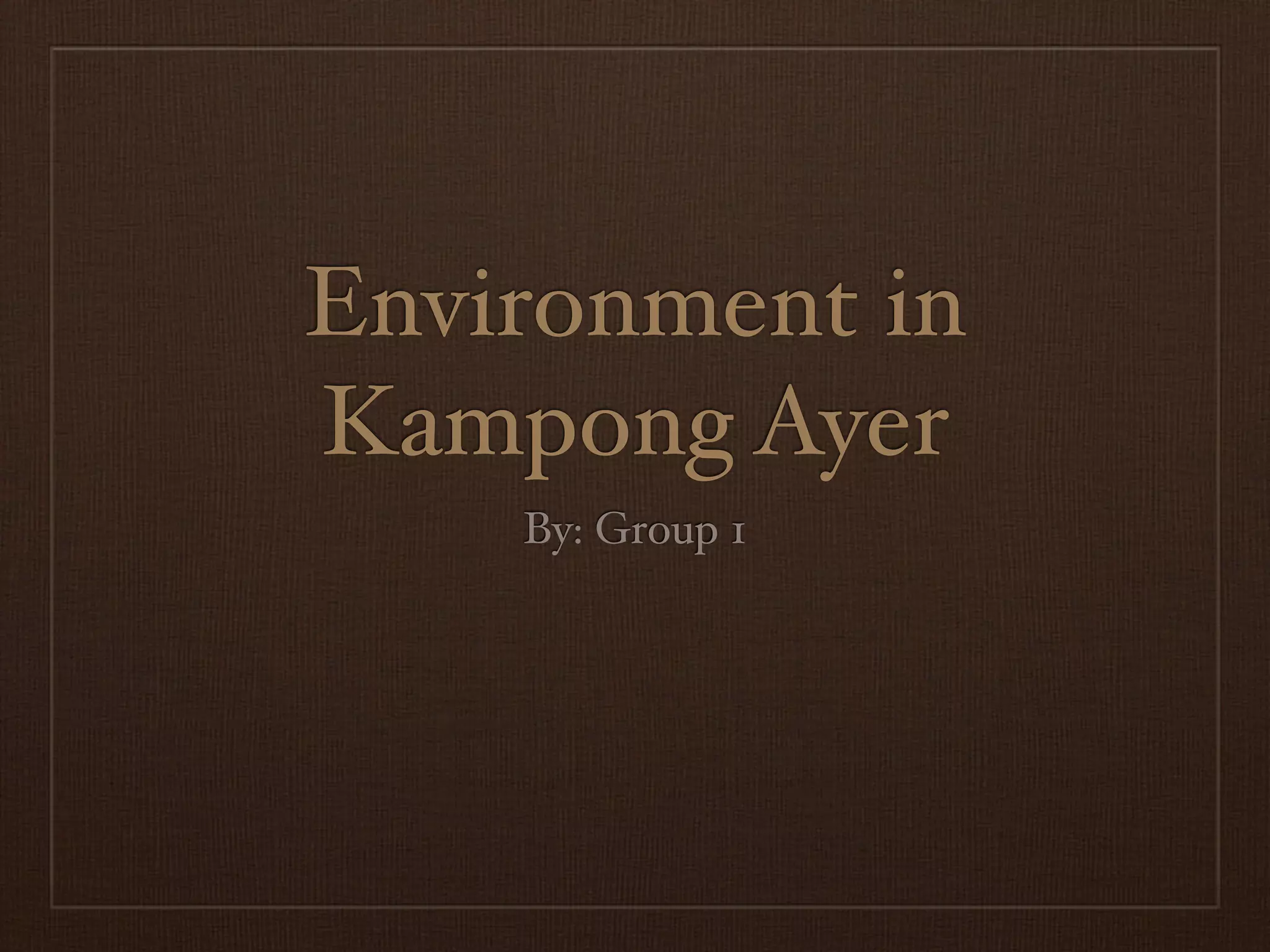 The Environment of Brunei | KEY