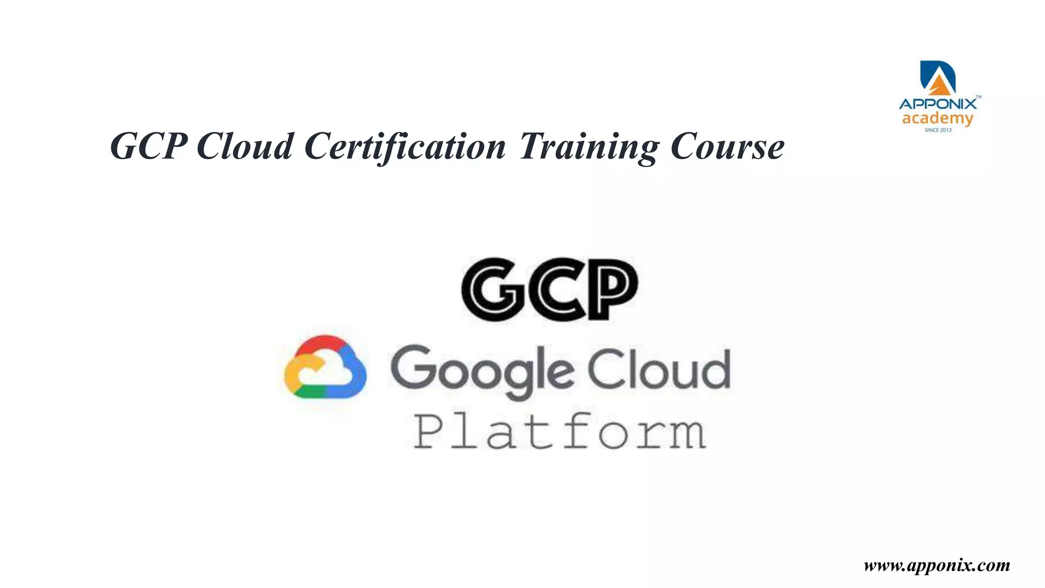 Gcp Certification Ppt