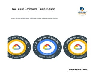 Gcp cloud certification training course | PPT