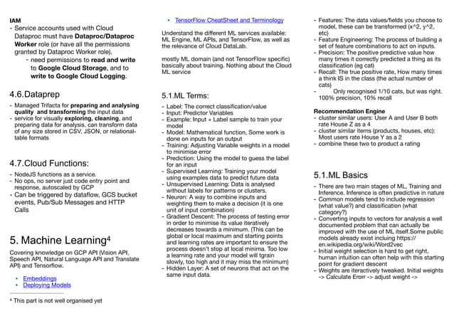 GCP Data Engineer cheatsheet | PDF