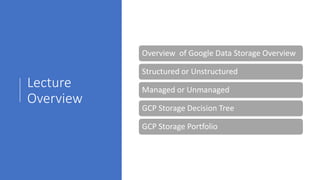 Google Cloud Platform Data Storage | PPT