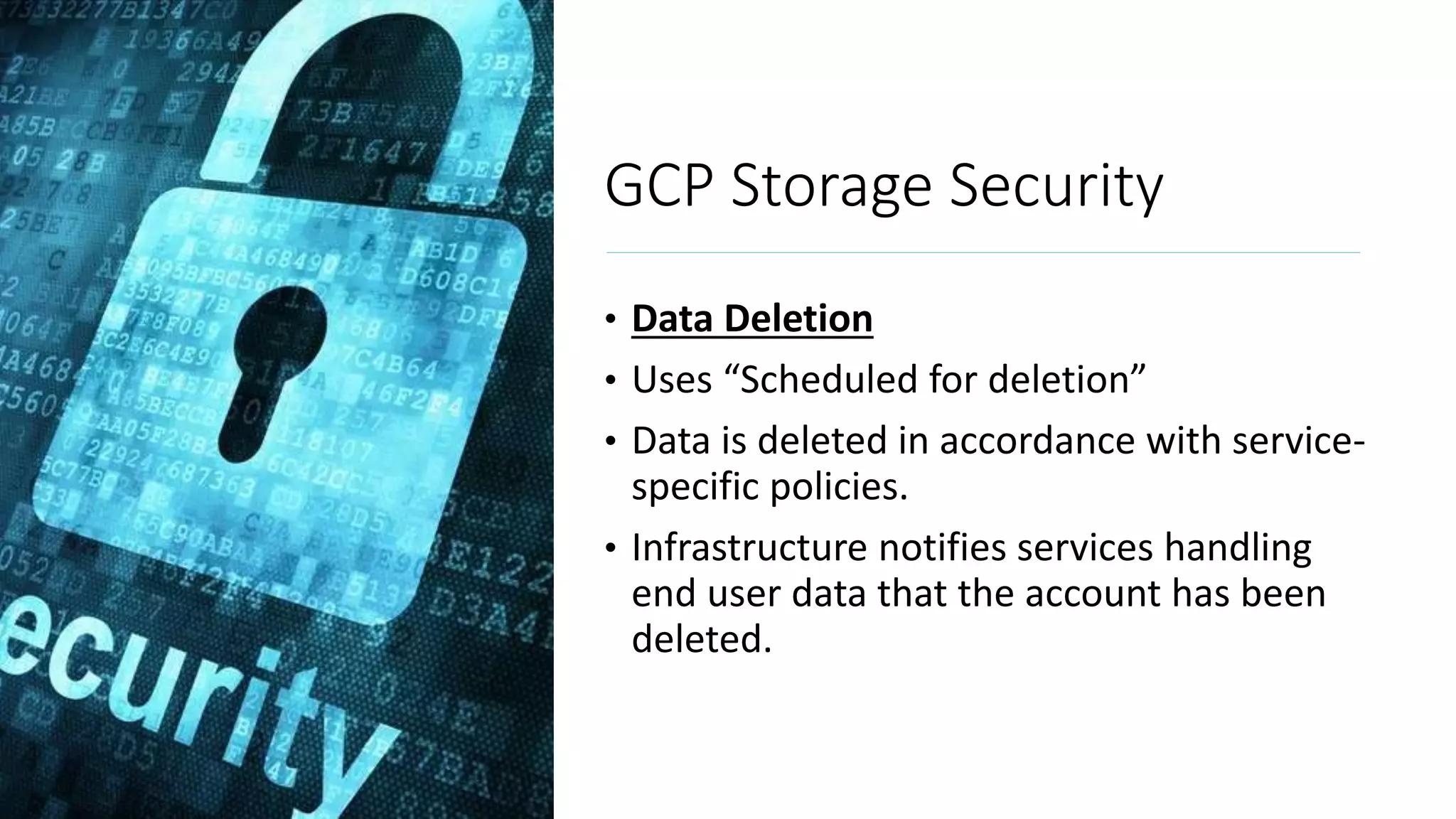 GCP Cloud Storage Security | PPTX