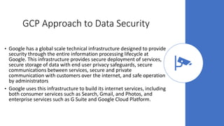 GCP Cloud Storage Security | PPTX