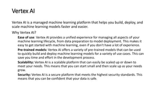 GCP Deployment- Vertex AI | PPTX | Cloud Computing | Internet
