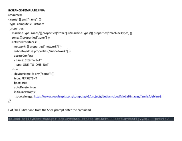 Gcp Deployment Manager Demo Ppt
