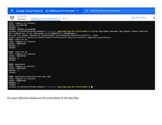 GCP Deployment Manager Demo | PDF