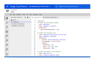 GCP Deployment Manager Demo | PDF