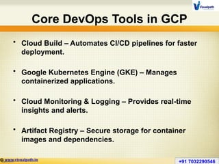 GCP DevOps Certification Course in India | GCP DevOps | PPTX
