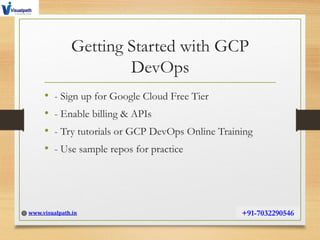 GCP DevOps Certification Course in India | GCP DevOps | PPTX